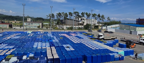 극한 가뭄 강릉시, 시민에게 생수 3천615t 본격 배부