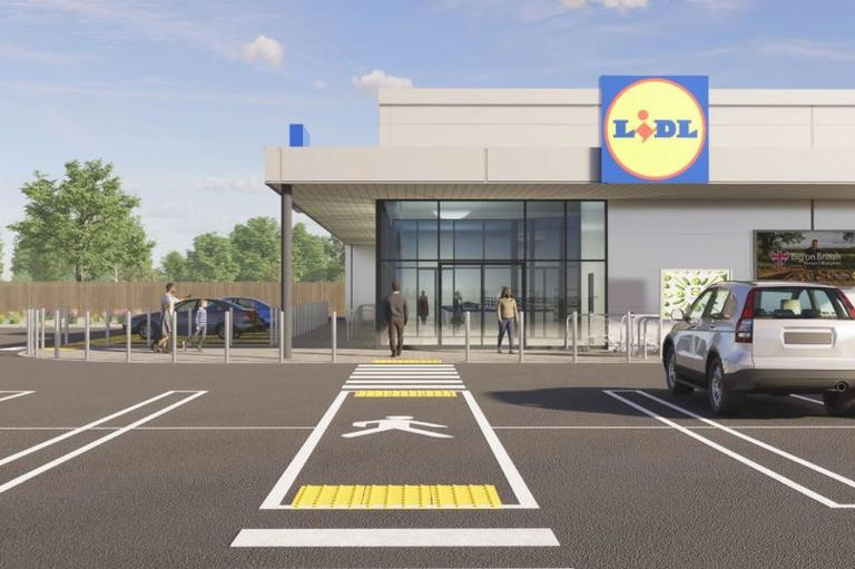 Plans to demolish Somerset Lidl - so a bigger one can be built