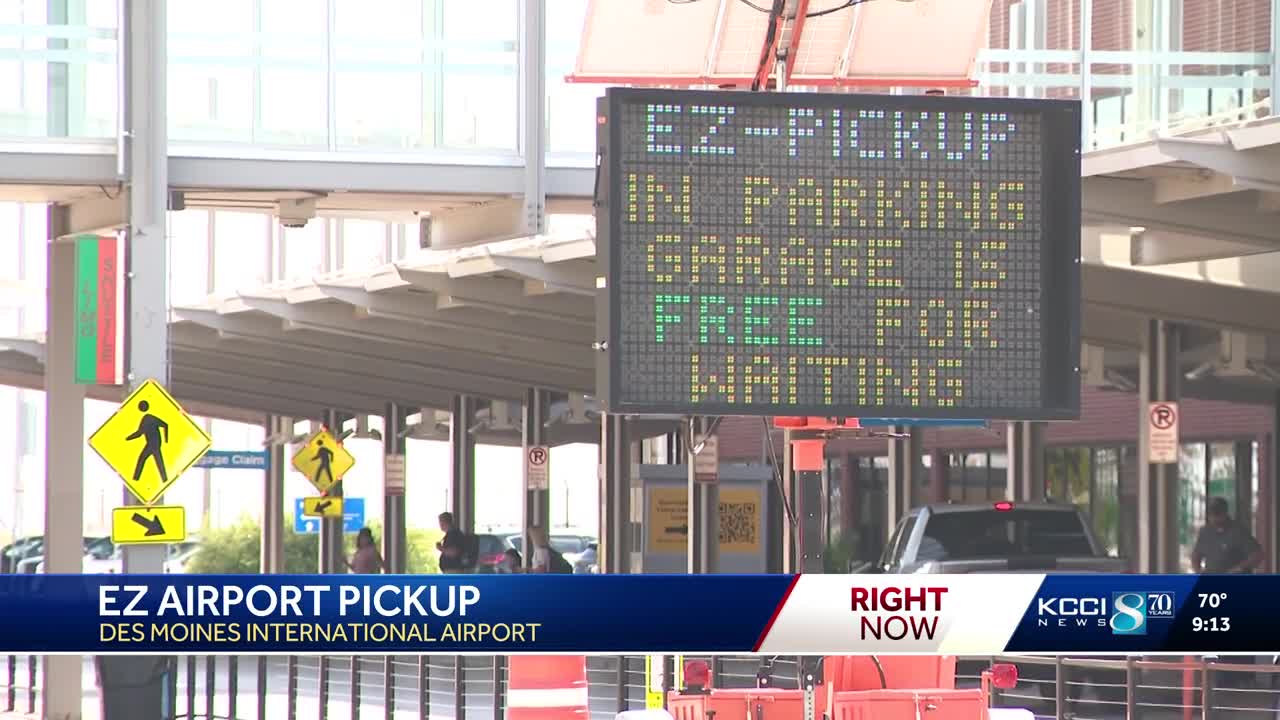 Des Moines airport launches E-Z pick-up program to reduce terminal ...
