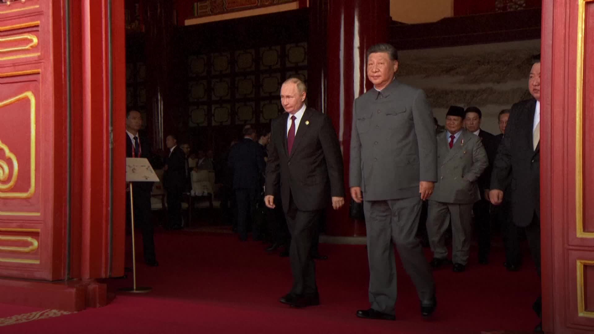 Putin and Kim Jong Un join Chinese leader for Beijing military parade