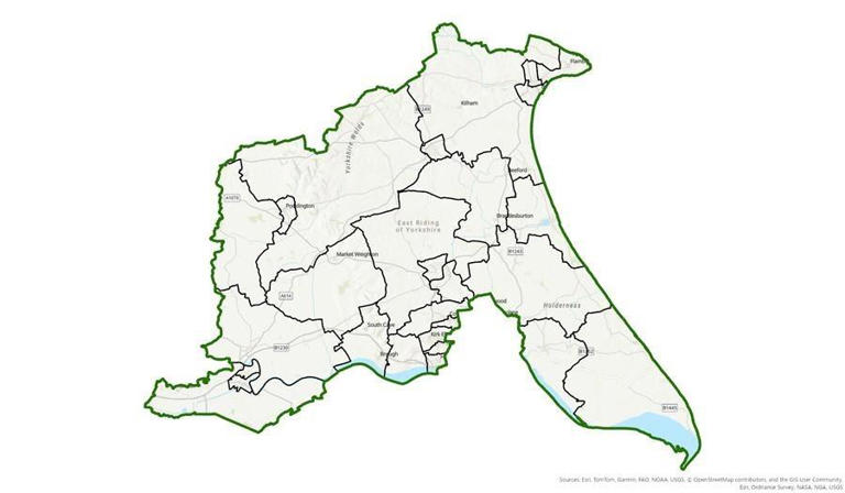 East Riding of Yorkshire Council political map set to change