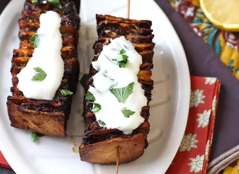 Lavash kebab skewers with tortillas, easy cooking with the airfryer!