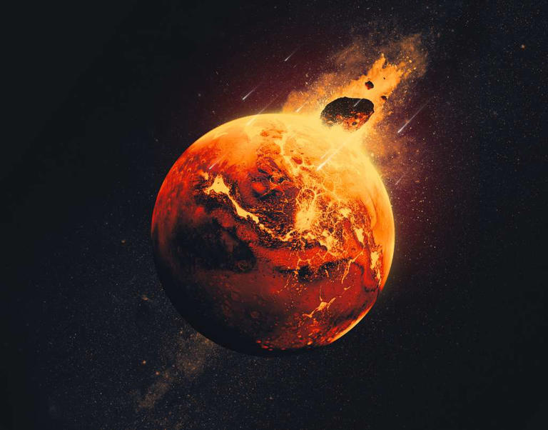 Mars : des vestiges intacts de collisions cataclysmiques se cachent ...