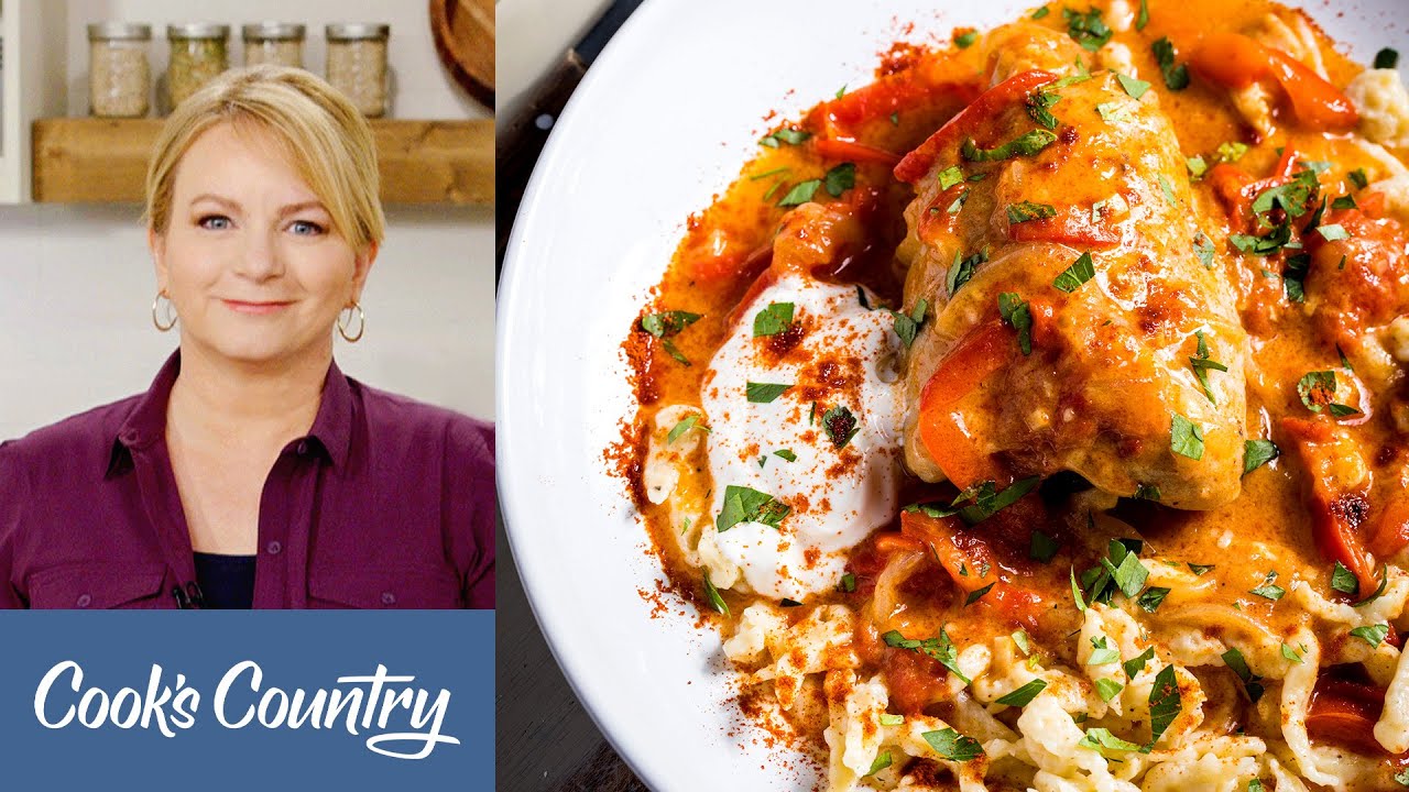 Chicken paprikash with spaetzle: Creamy, cozy, Hungarian comfort food