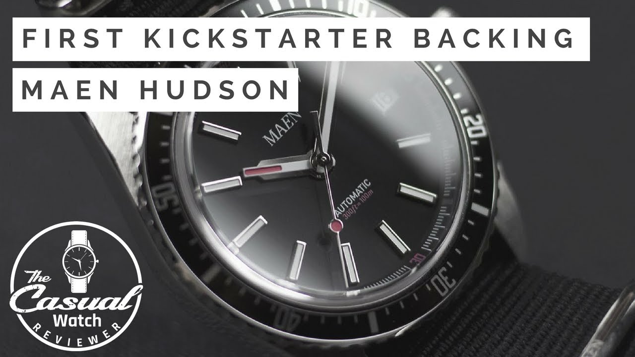 The First Kickstarter Watch I Backed – Maen Hudson Review