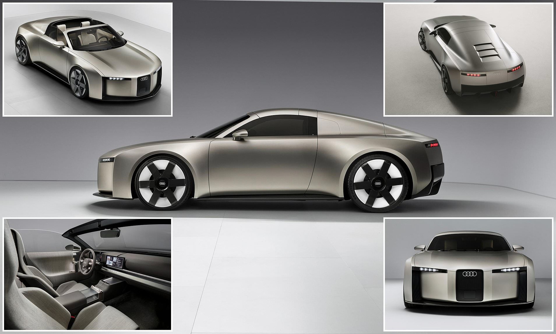 The electric Audi TT: German car giant unveils striking concept model ...