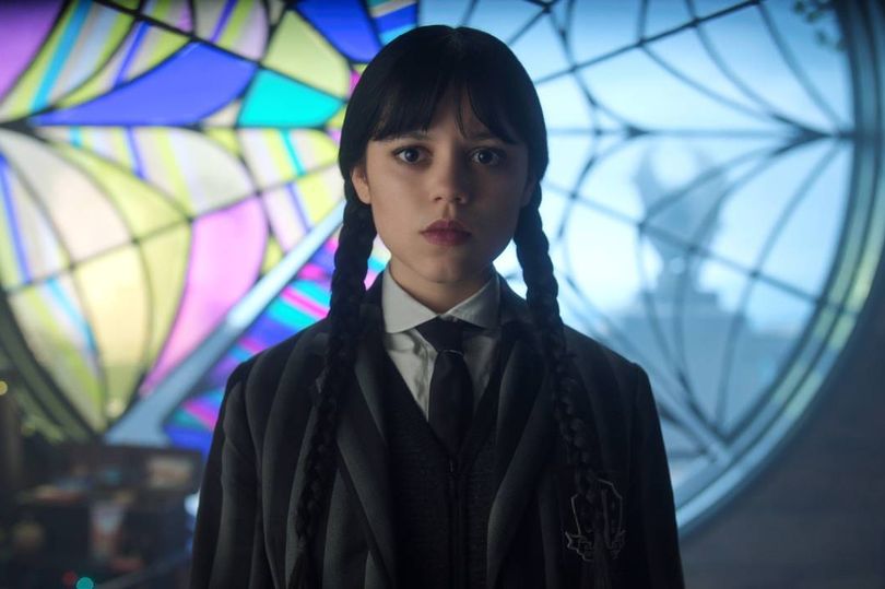 Netflix Wednesday's stained glass window was 'lost' in Romania after ...