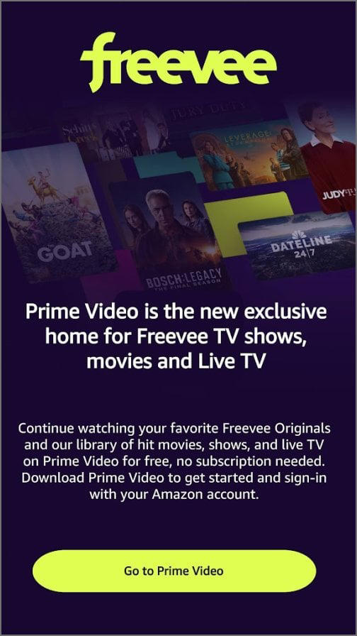 Freevee's Last Gasp: Amazon's Free TV App Is Now Gone