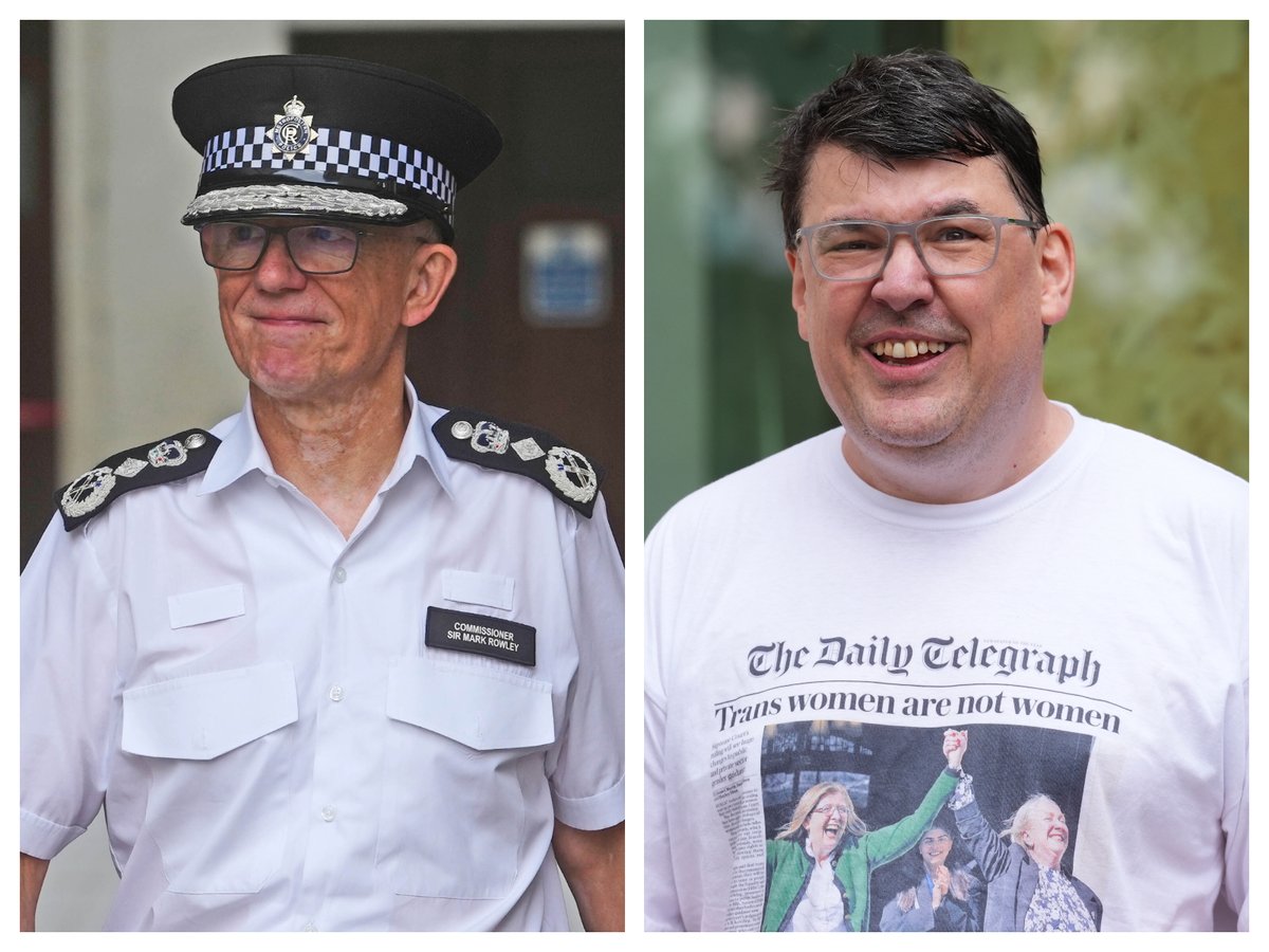 Met chief blames Government for Graham Linehan arrest furore: ‘We ...