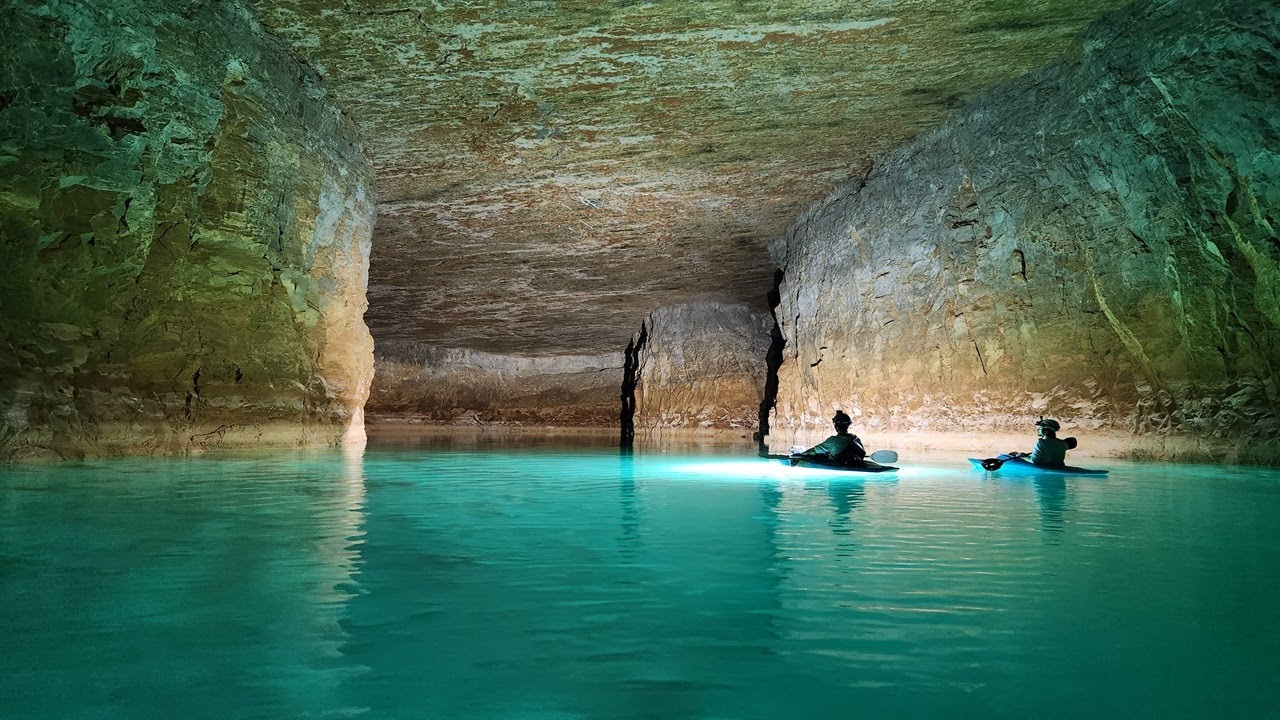 Limestone Mine Exploration Leads to Hidden Cave