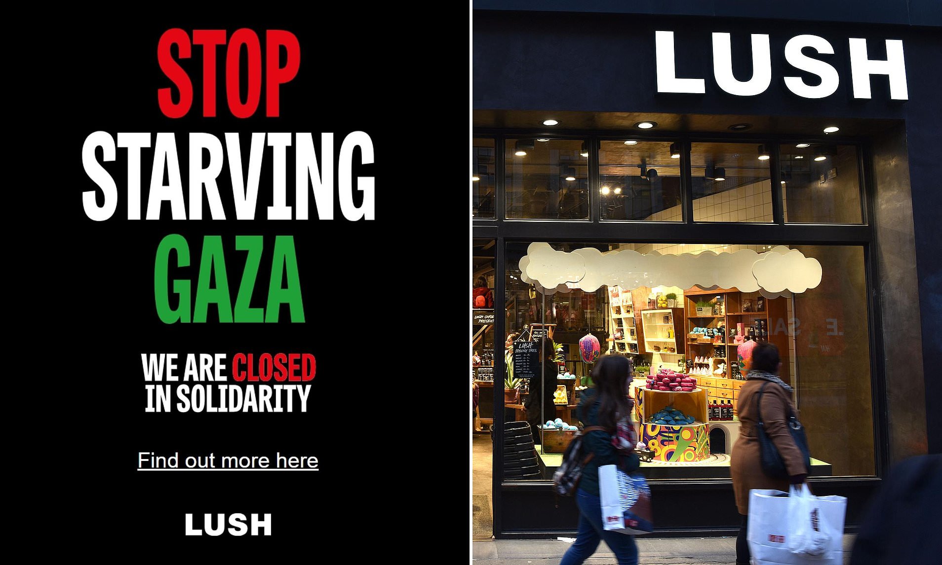 Lush closes ALL of its stores and shuts down its website in protest ...