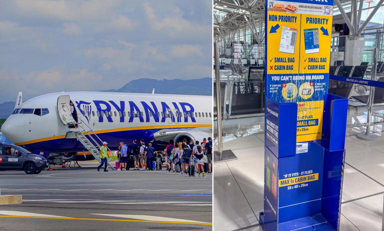 New Ryanair bag checks set to provoke 'unruly passengers' warns travel ...