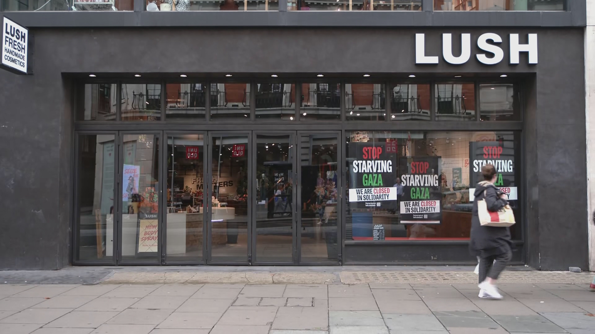 Lush closes UK stores in Gaza protest