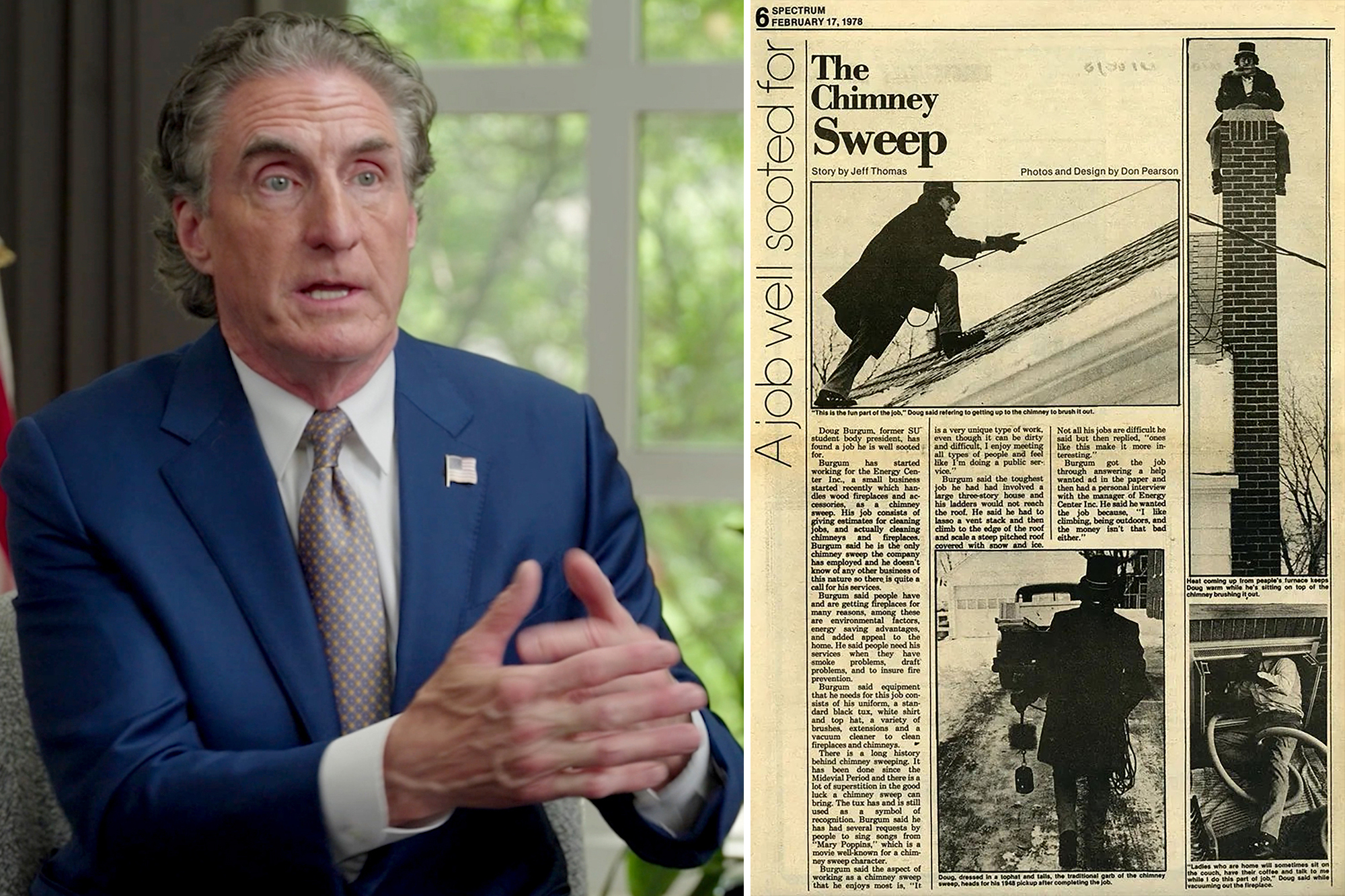 Interior Secretary Doug Burgum tells ‘Pod Force One’ the joke that got him into seven business ...