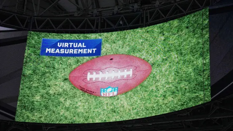 NFL virtual measurement system, explained: How Hawk-Eye tech impacts ...