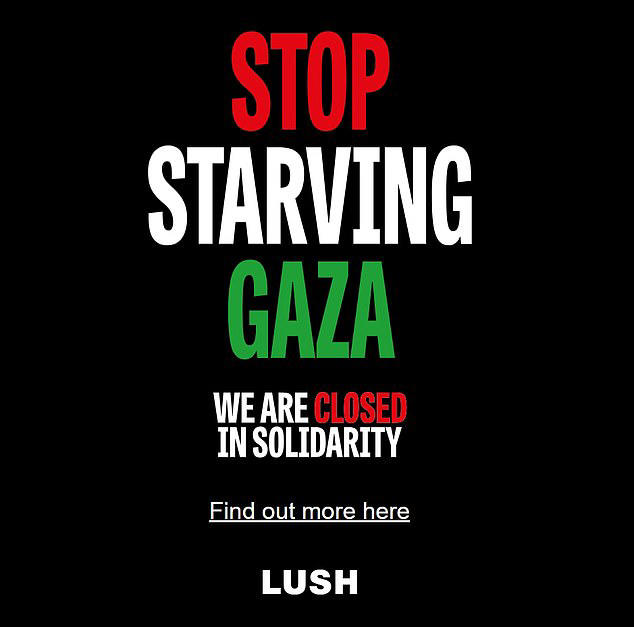 Lush closes ALL of its stores and shuts down its website in protest ...