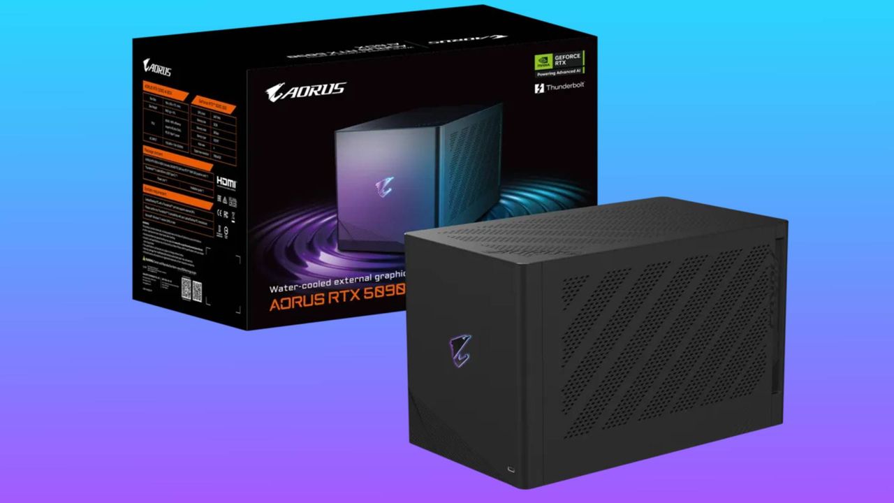 Gigabyte have finally released its RTX 5090 external GPU—but it's ...