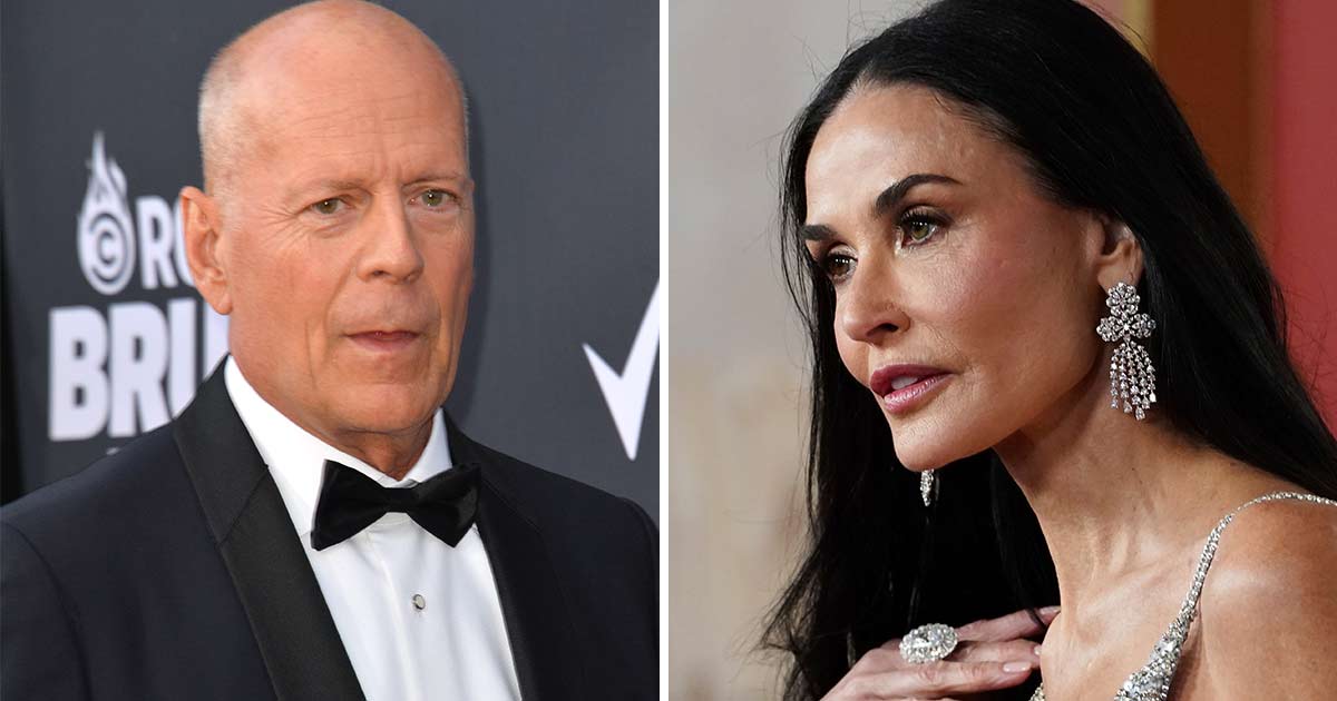 Demi Moore talar ut om exmaken Bruce Willis sjukdom