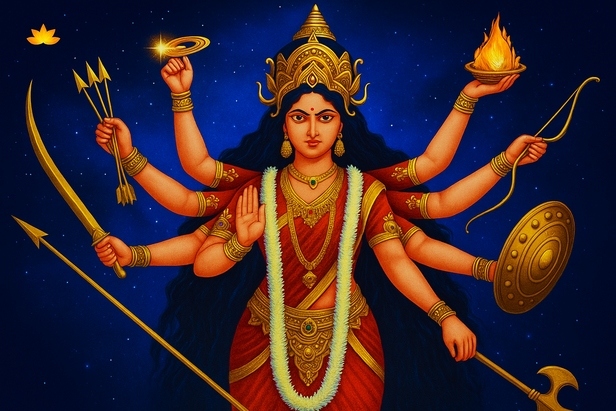 Why Durga Needed 10 Arms to Kill Mahishasura