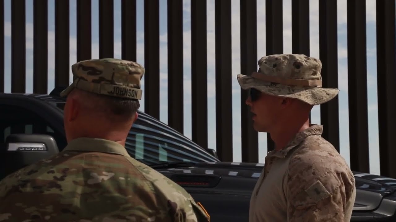 JTF-SB Command Visits Marines in the Field