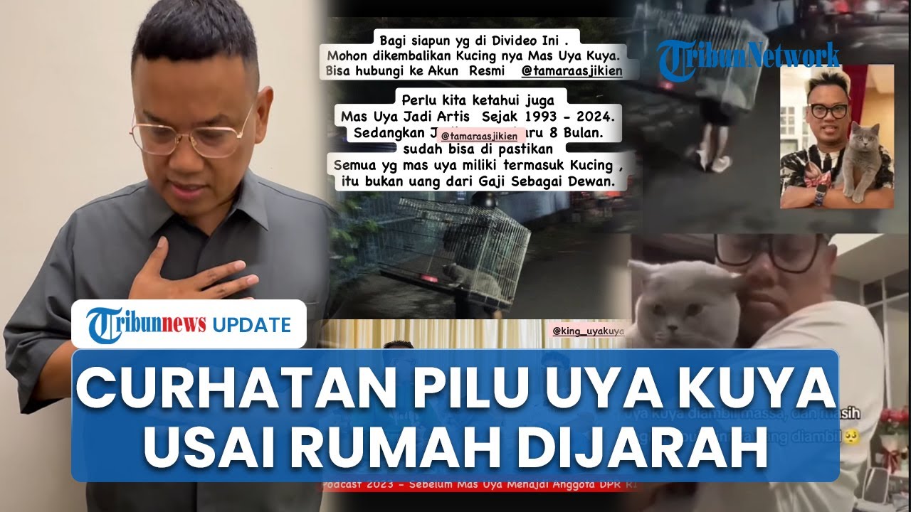Curhatan Pilu Uya Kuya Baru Berani Lihat Video Detik-detik Rumahnya Dijarah, Diduga Ada Provokator