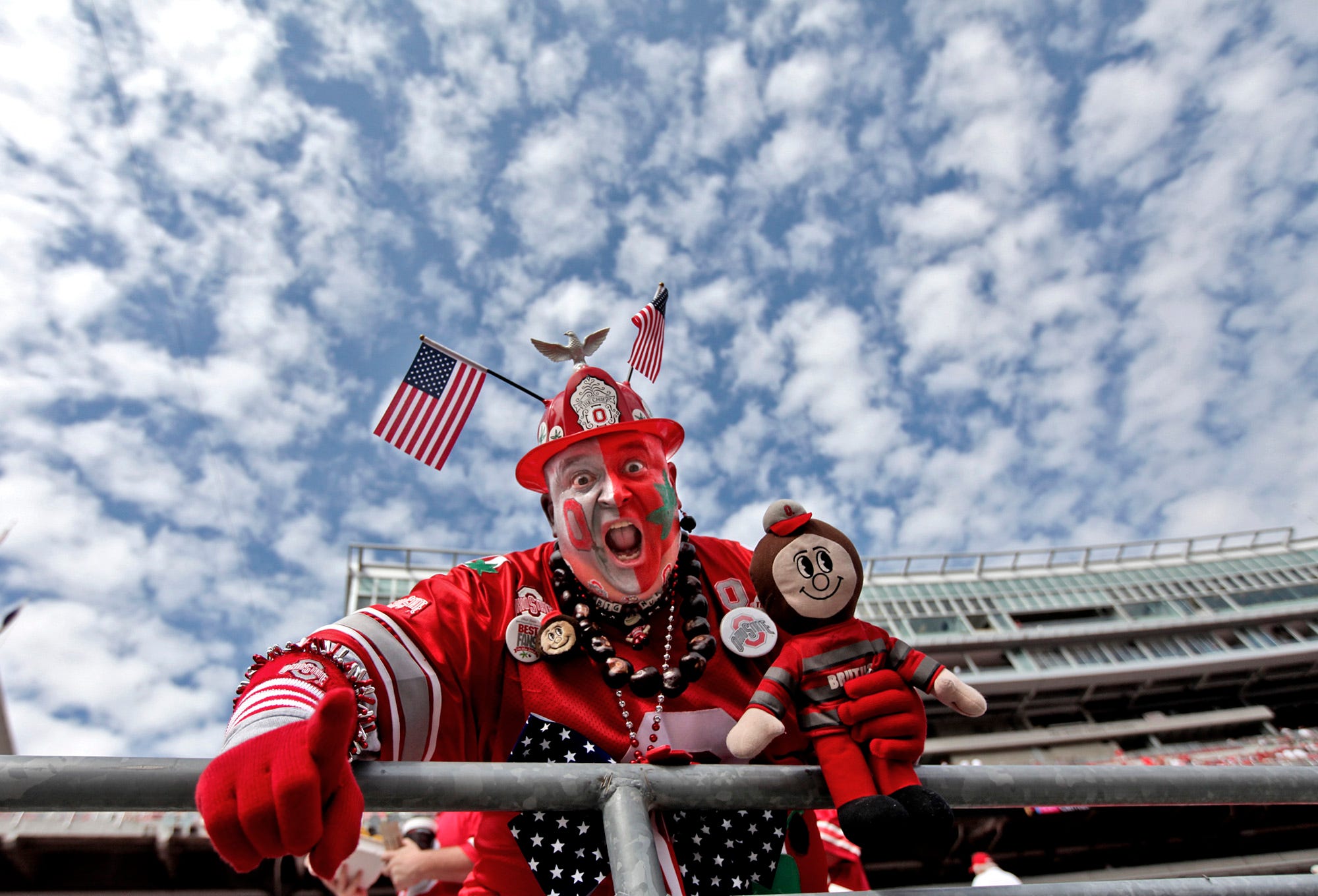 How Ohio State football superfan Jon Peters became known as 'Big Nut'