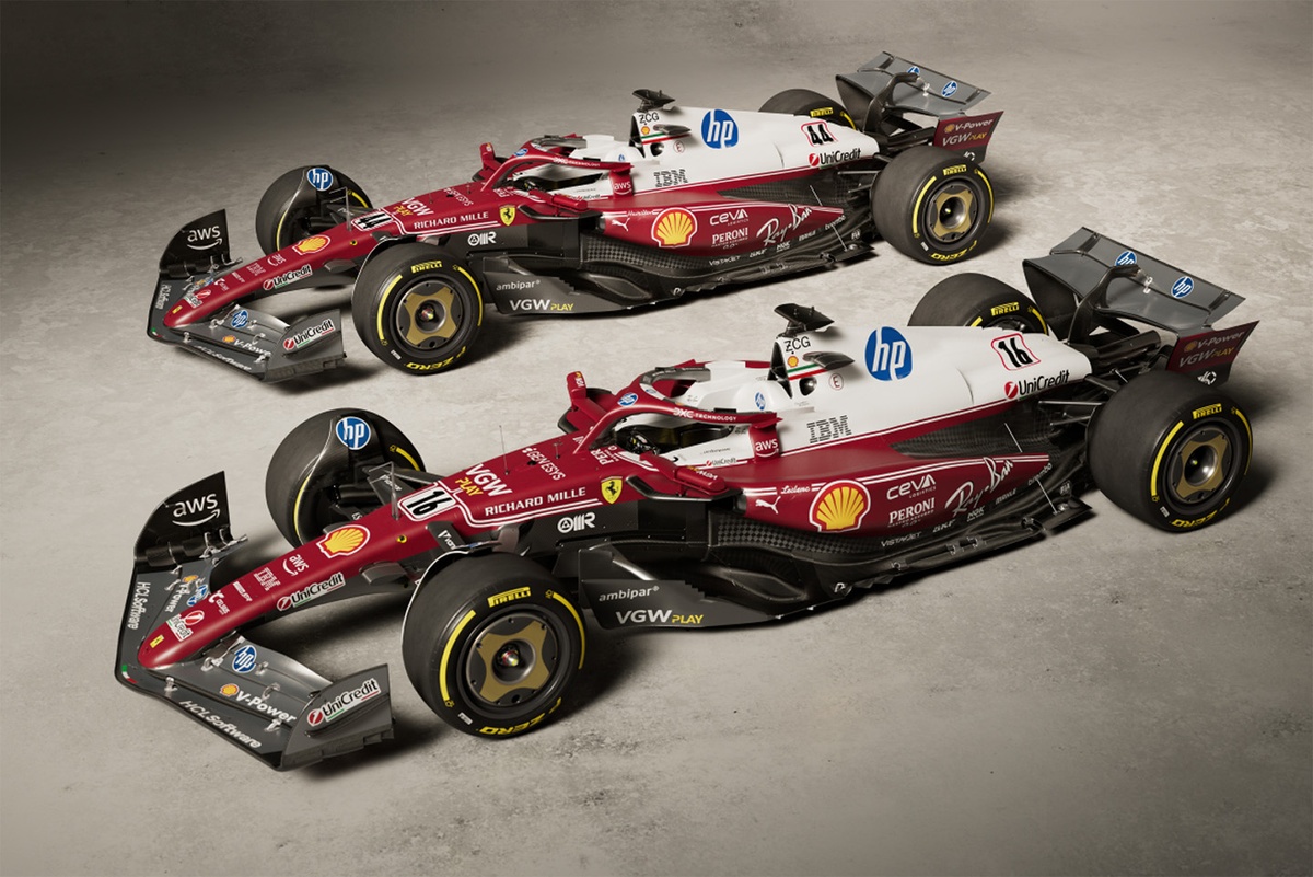 Ferrari F1 presenta su decoración vintage para Monza