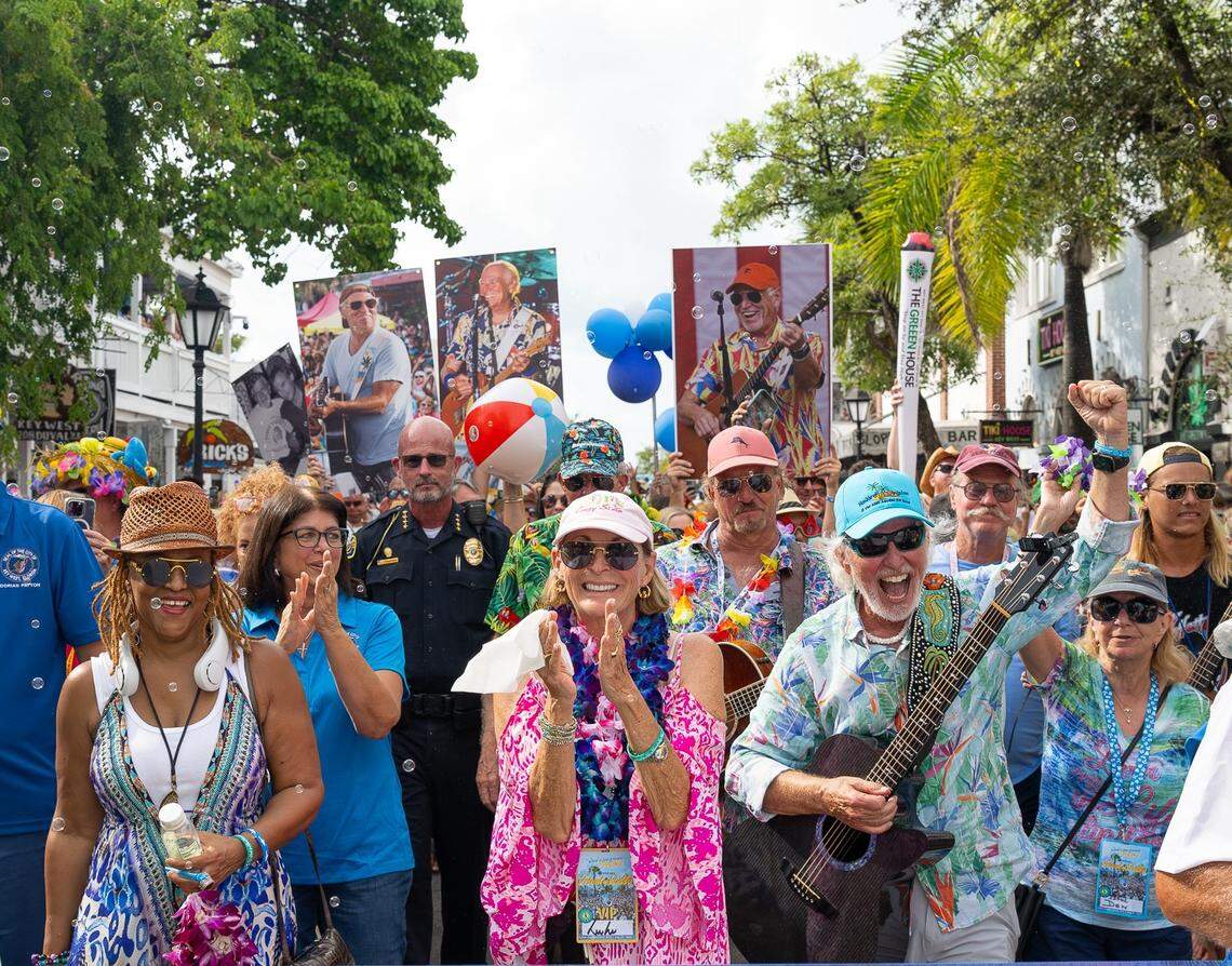 Jimmy Buffett's spirit lives on in Key West. See photos of fans and his ...