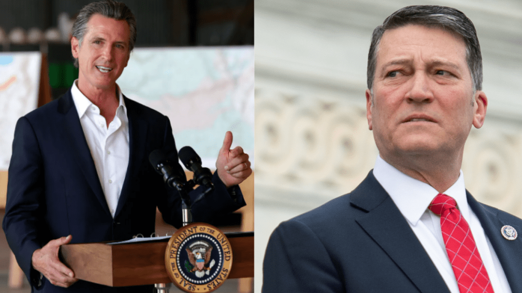 Texas Congressman Ronny Jackson challenges Gavin Newsom in federal ...