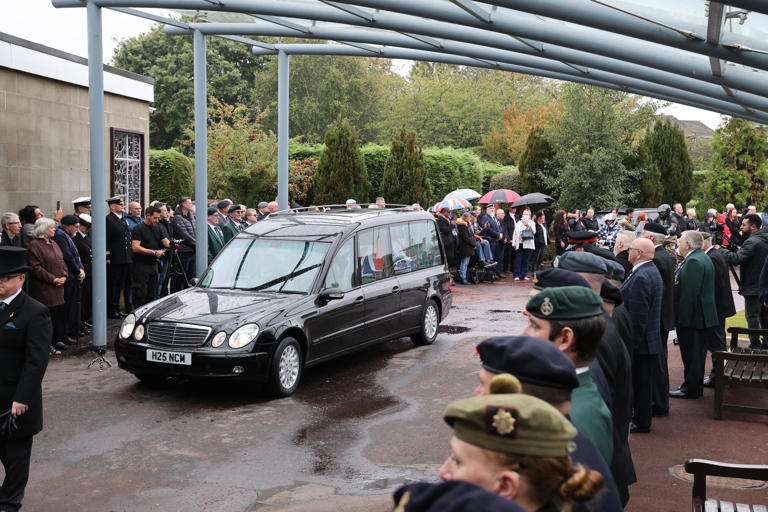 Hundreds gather in South Shields for the funeral of a Boldon RAF ...