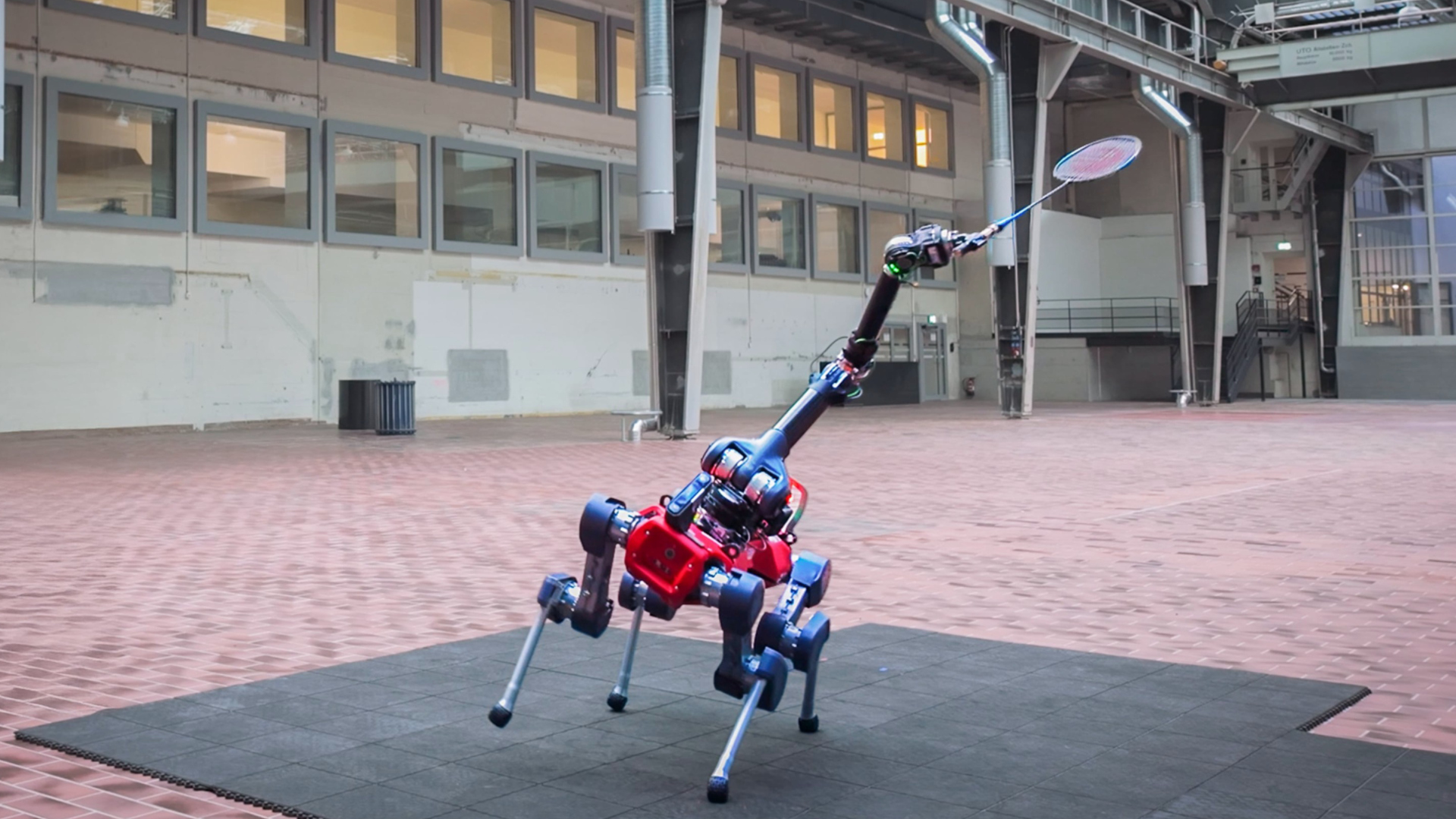 Swiss Engineers Create Badminton-Playing Robot