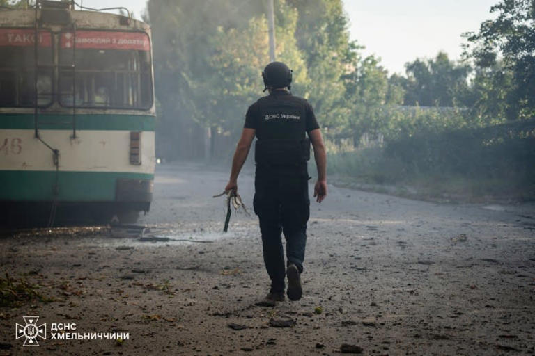 Russia strikes Ukraine's Khmelnytskyi region twice a night: Aftermath