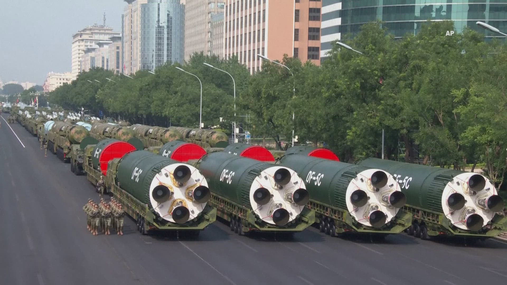 China displays its military strength in parade on 80th anniversary of ...