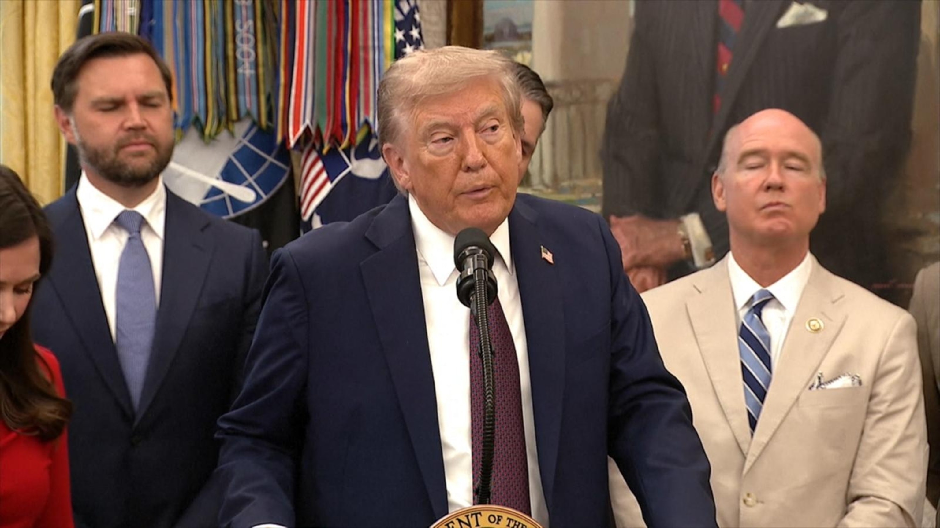 US military strikes alleged drug boat, Trump says, '11 terrorists killed'