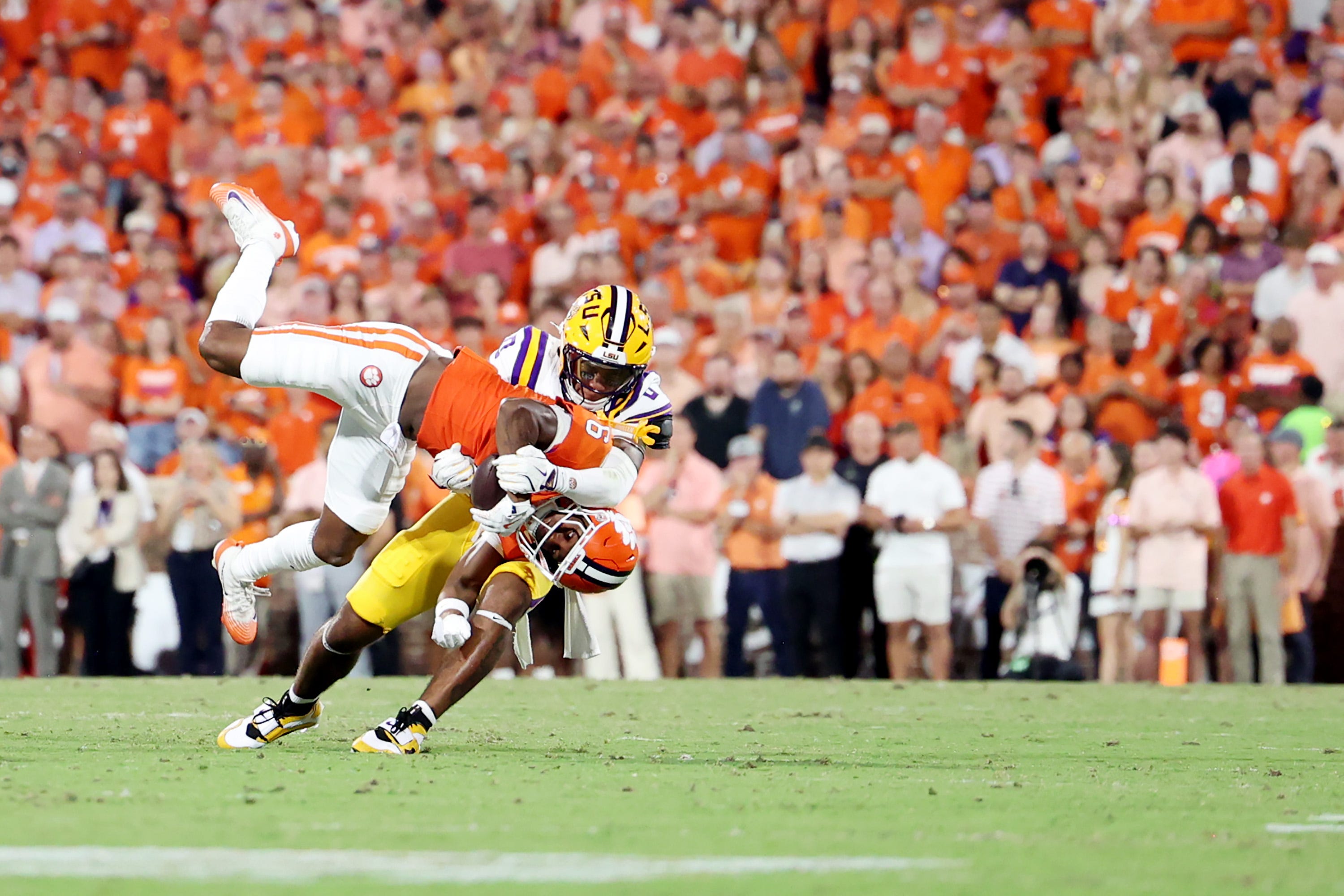Five stats that defined LSU football's win over Clemson in week one