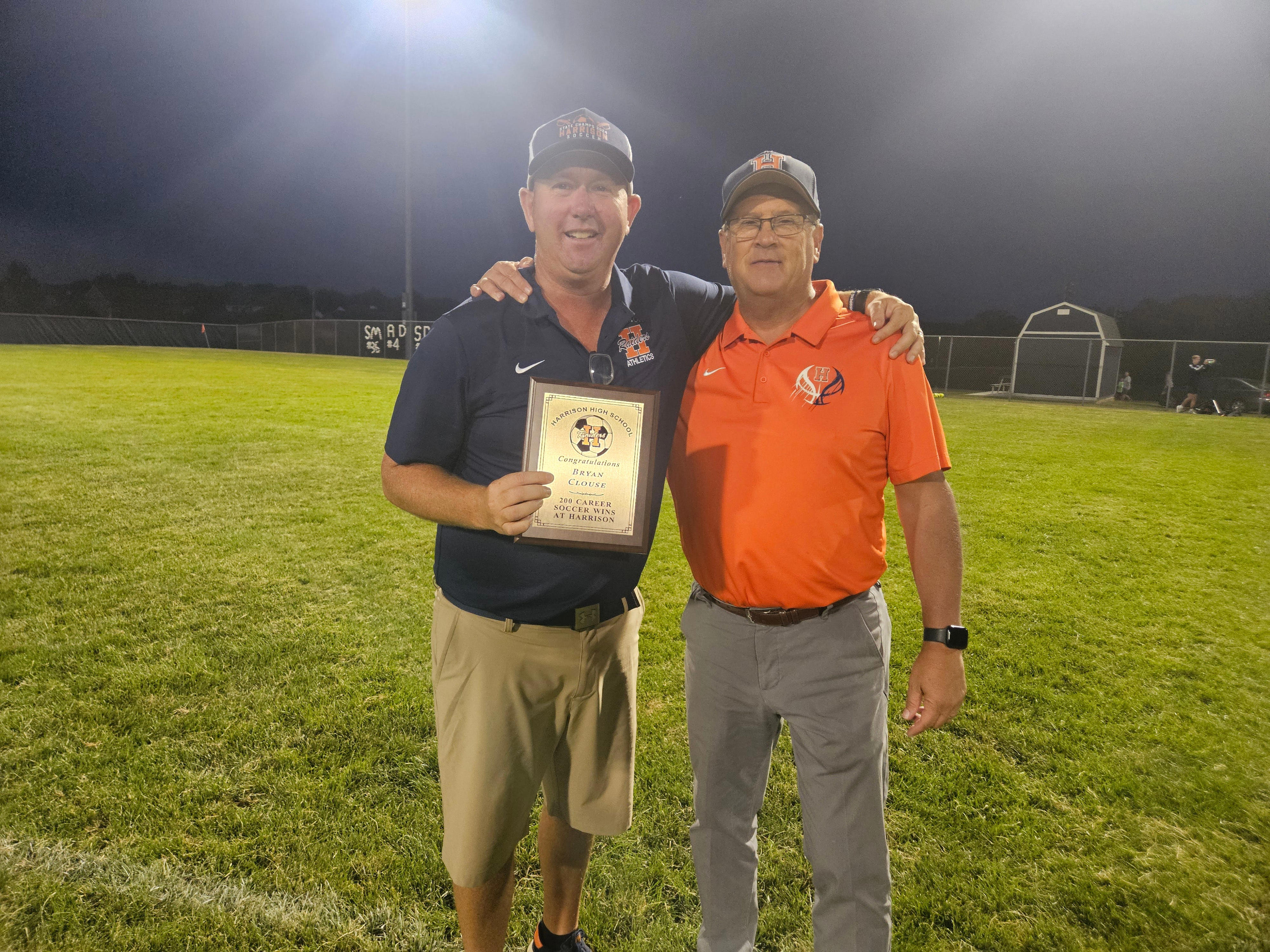 IHSAA boys soccer: Late goal secures 200th win for Bryan Clouse at Harrison