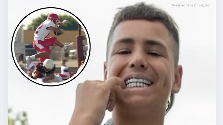 Baby Gronk Hurdles Defenders, Scores 5 Touchdowns In Middle School Debut