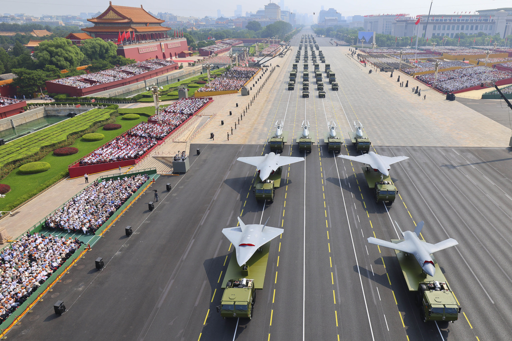 China's military parade reveals new hypersonic missiles, drone ...