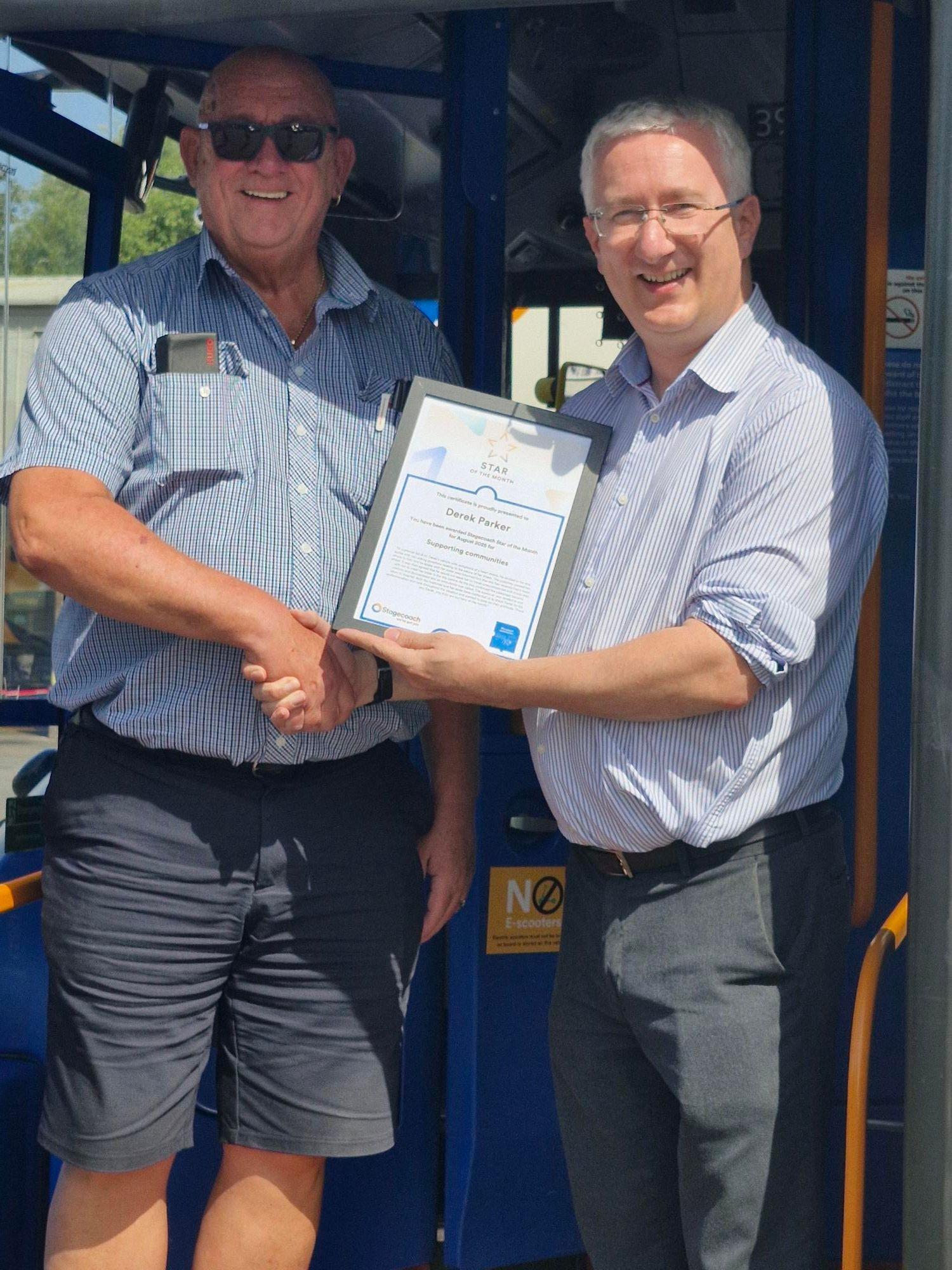 'Star' driver for Doncaster bus operator wins national award after ...