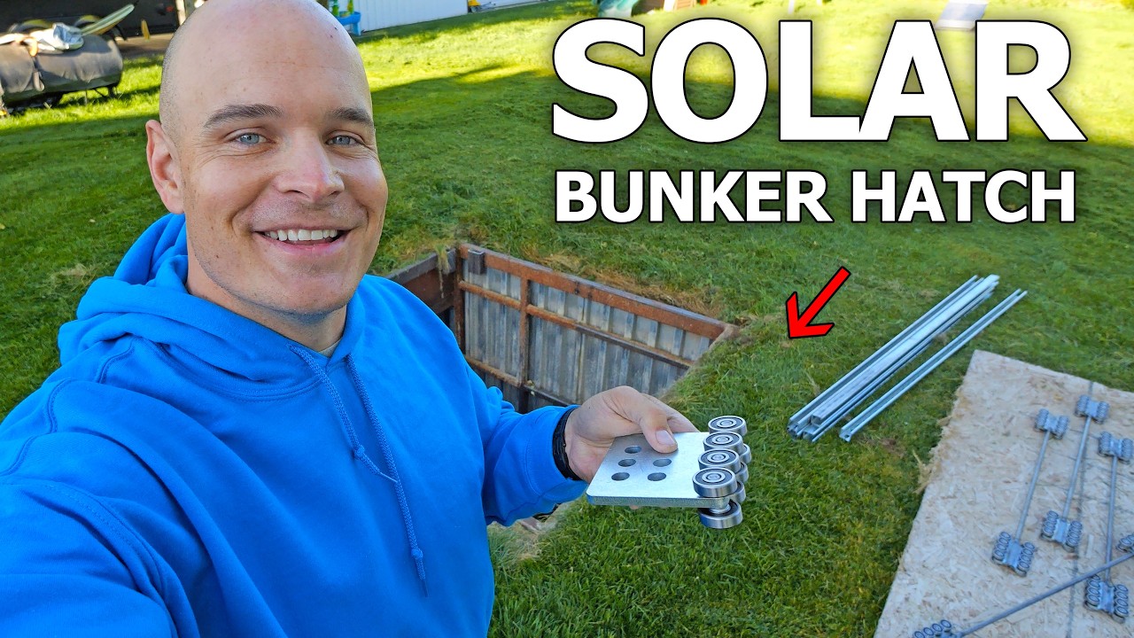 I built a solar-powered bunker door! ☀️