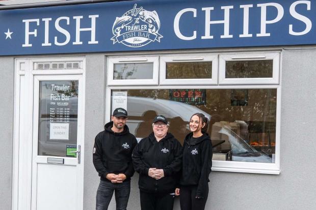Wrexham chippy hands out over 470 free portions of chips to kids during ...