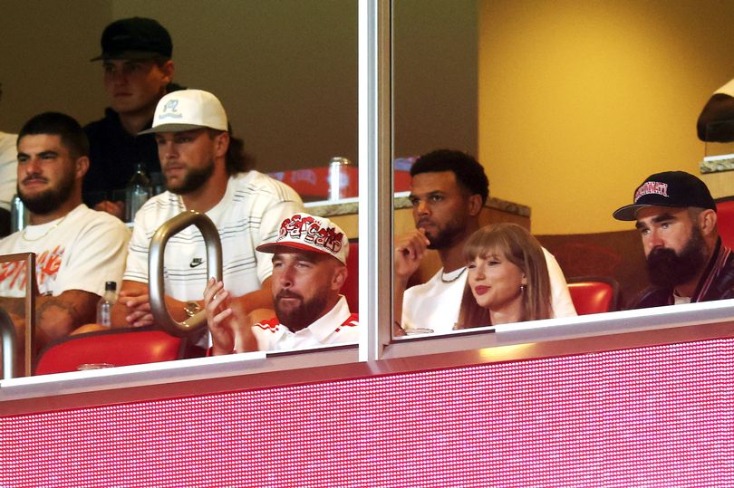 Travis Kelce 'giddy' over Taylor Swift engagement after off-camera moment