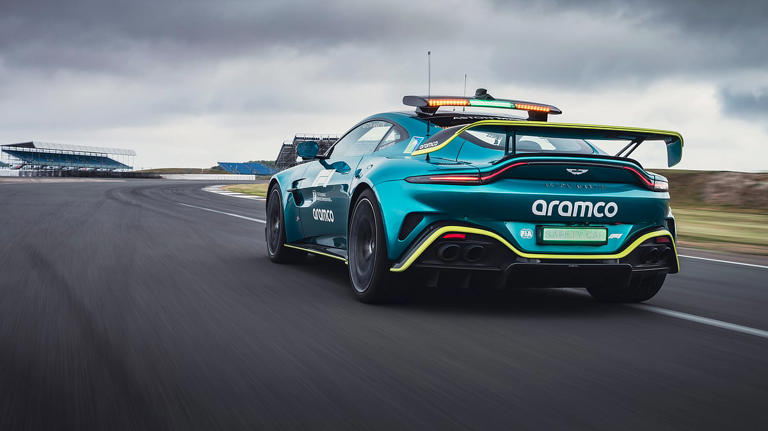 The new Aston Martin Vantage S assumes FIA Safety Car duties in Formula 1