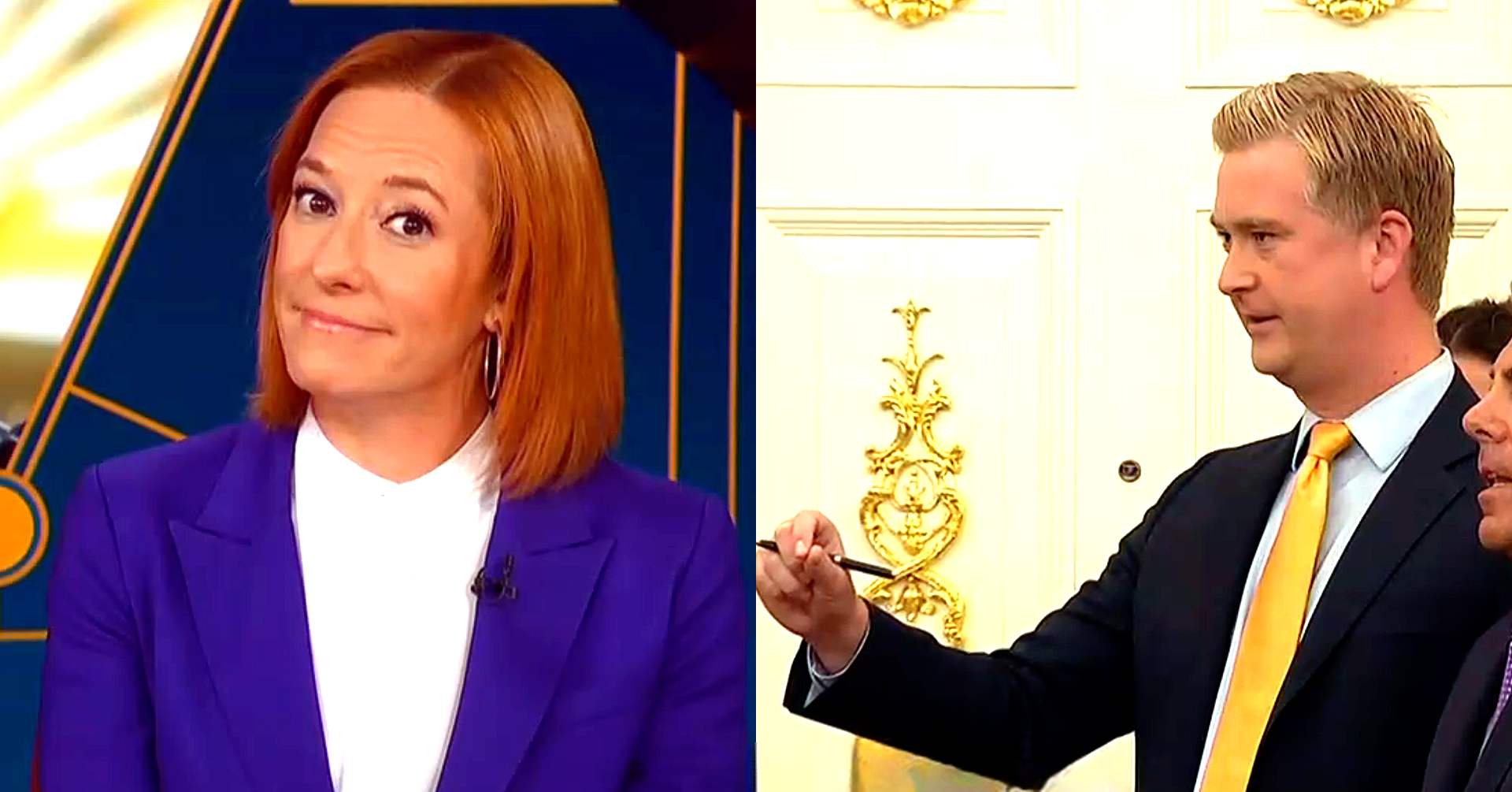 MSNBC’s Jen Psaki Shouts Out Fox’s Peter Doocy for Blunt ‘Trump Is Dead ...