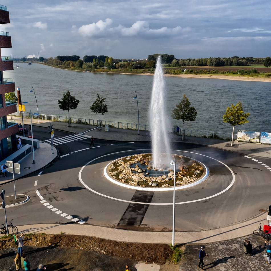 Monheimer Geysir soll am Freitag ausbrechen