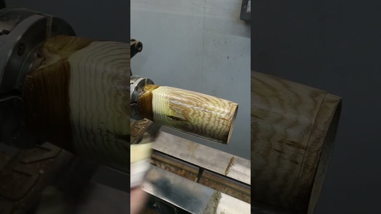 I transformed laburnum wood into a work of art!