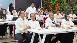 Pemkab Langkat Rakor MCSP Bersama KPK RI melalui Zoom Meeting