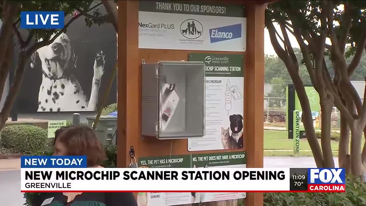 Greenville Humane Society to unveil new public microchip scanning station