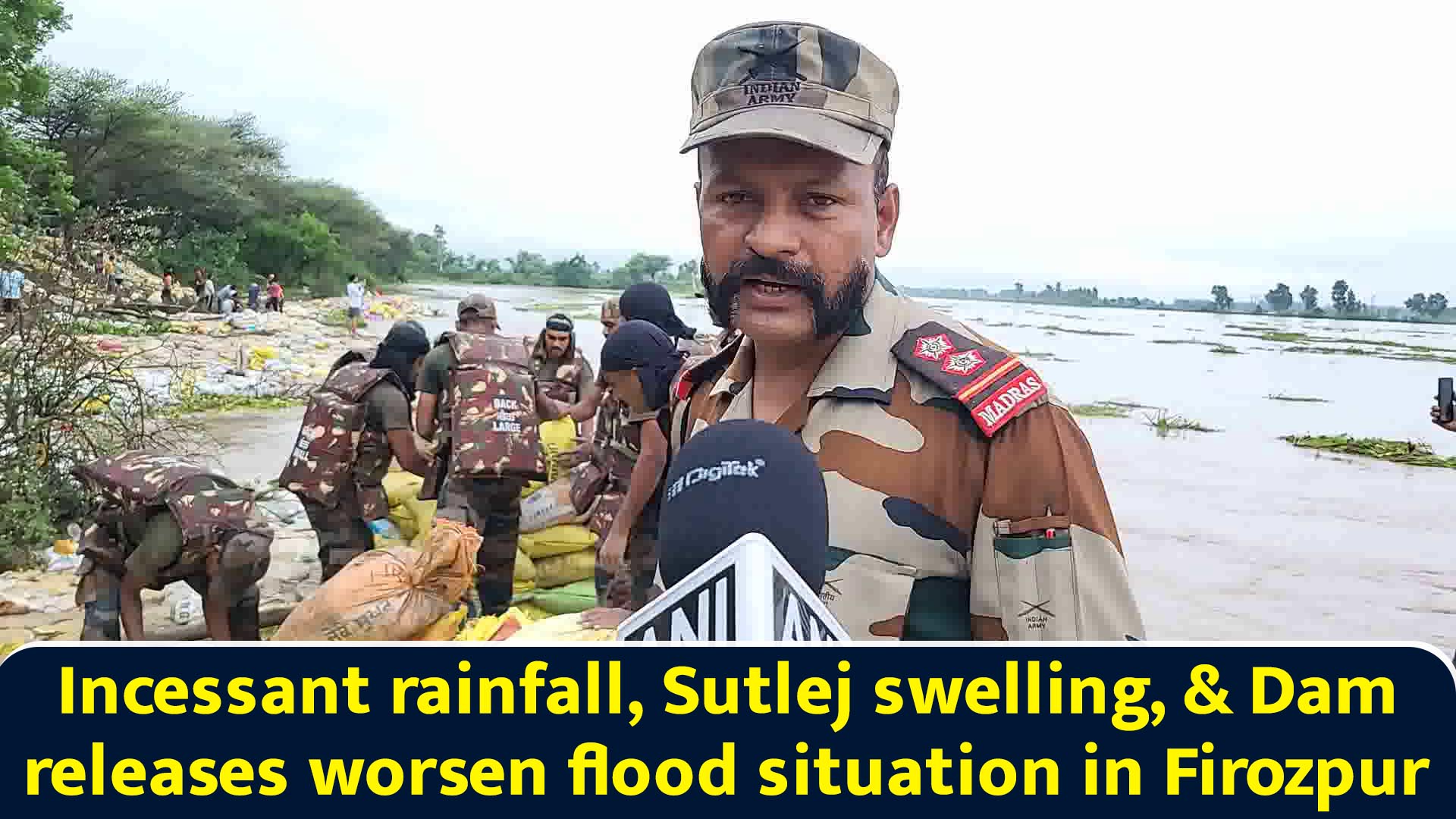 Incessant rainfall, Sutlej swelling, & Dam releases worsen flood ...