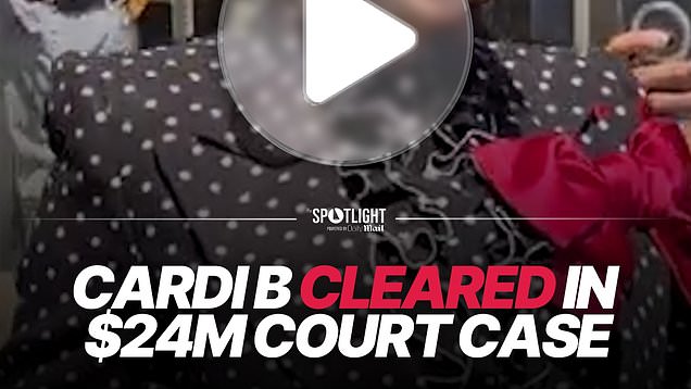 Cardi B cleared in $24 million court case
